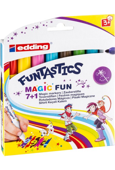Edding Funtastics Sihirli Kalem 8'Li Set Edding Funtastics Sihirli Kalem 8'Li Set