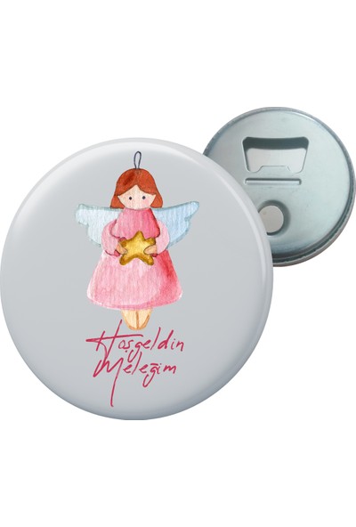 Grafilli Design 014 Hoşgeldin Bebek Kişiye Özel Magnet Açacak - 10 Adet Grafilli Design 014 Hoşgeldin Bebek Kişiye Özel Magnet Açacak - 10 Adet