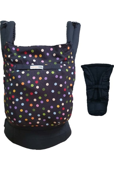 SolomomBaby Renkli Puantiye Ergonomik Kanguru (0-4 Yaş) SolomomBaby Renkli Puantiye Ergonomik Kanguru (0-4 Yaş)