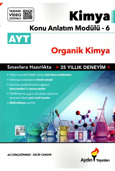 Aydın Yayınları AYT Kimya Konu Anlatım Organik Kimya Modülü - 6