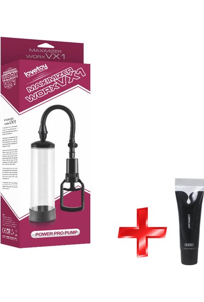 Lovetoy Güçlü Vakum Özellikli Penis Pompası + Jel