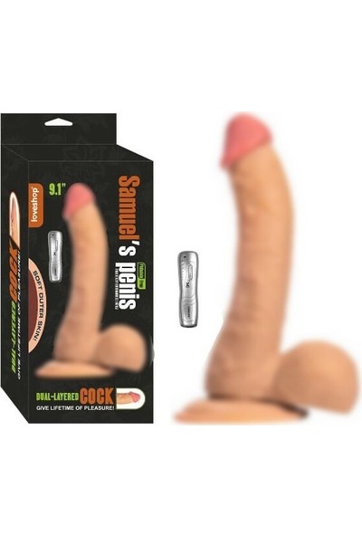 Loveshop Samuels 23 cm Gerçekçi Titreşimli Realistik Vibratör Penis Loveshop Samuels 23 cm Gerçekçi Titreşimli Realistik Vibratör Penis