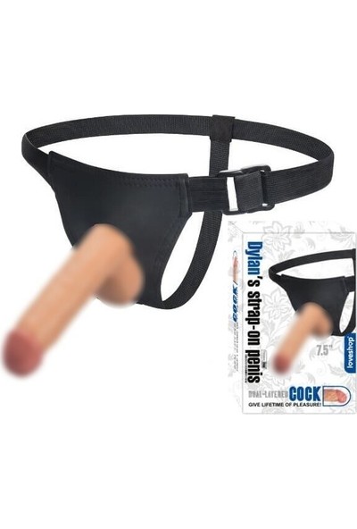 Loveshop Dylans 19 cm Realistik Belden Bağlamalı Protez Strapon Penis Loveshop Dylans 19 cm Realistik Belden Bağlamalı Protez Strapon Penis