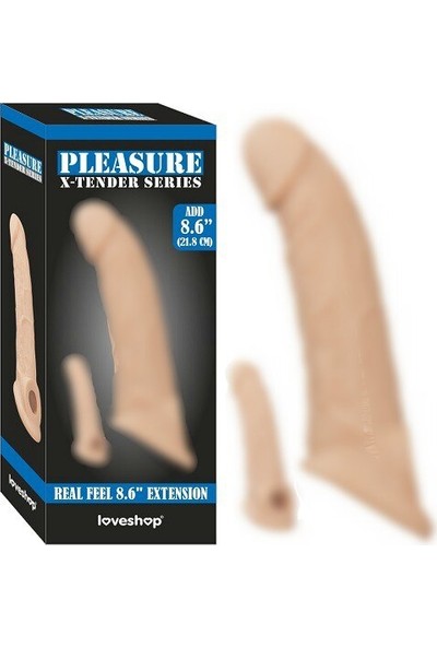 Loveshop X-Tender 3 cm Dolgulu Realistik Uzatmalıpenis Kılıfı