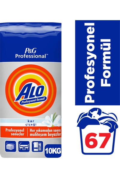 Alo Professional 10 Kg Toz Çamaşır Deterjanı PGP