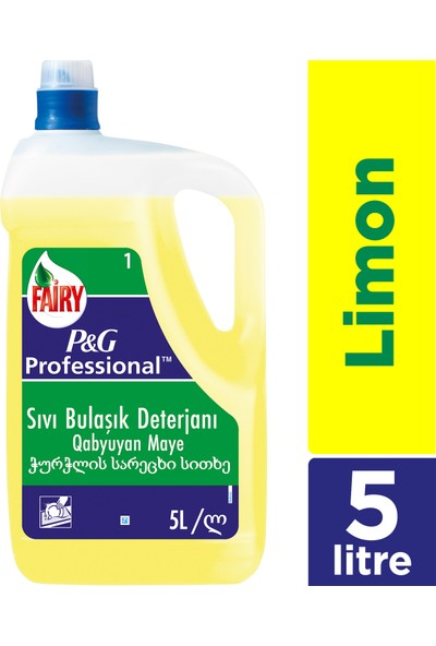 Fairy  Professional Elde Yıkama Bulaşık Deterjanı 5 lt PGP Fairy  Professional Elde Yıkama Bulaşık Deterjanı 5 lt PGP