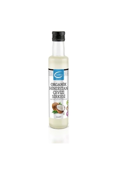 The LifeCo Organik Hindistan Cevizi Sirkesi 250 ml