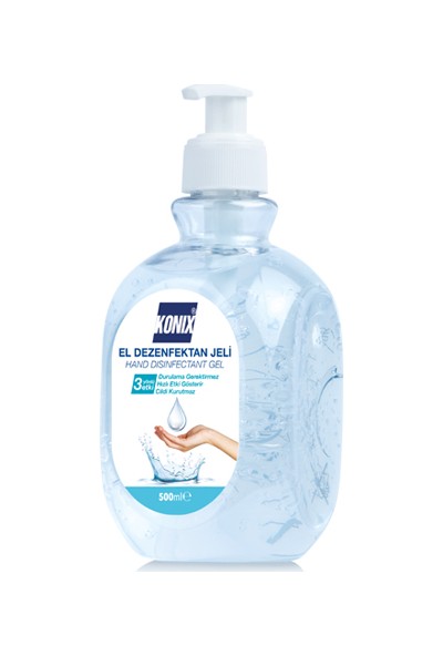 Konix Antibakteriyel Jel 500 ml Konix Antibakteriyel Jel 500 ml