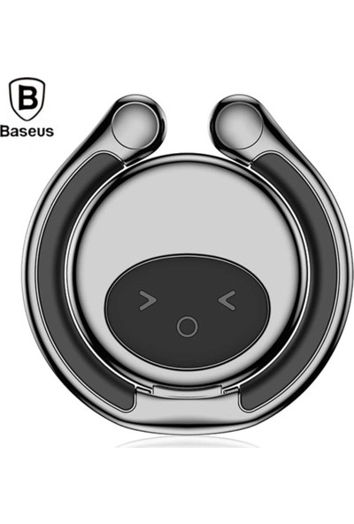 Baseus SUYAO-01 Elf Telefon Tutucu Yüzük Siyah