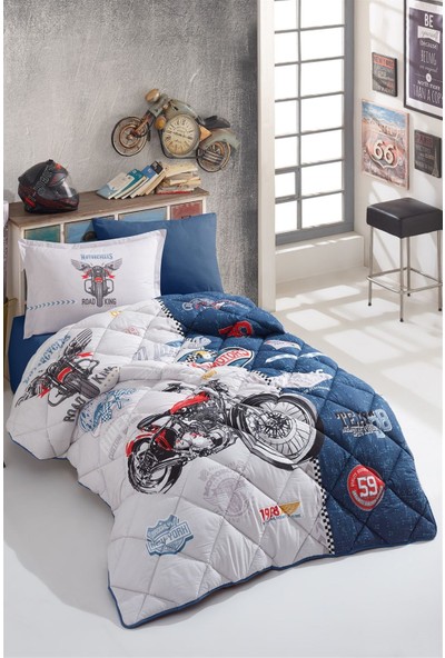 Clasy Genç Uyku Seti Road King Mavi