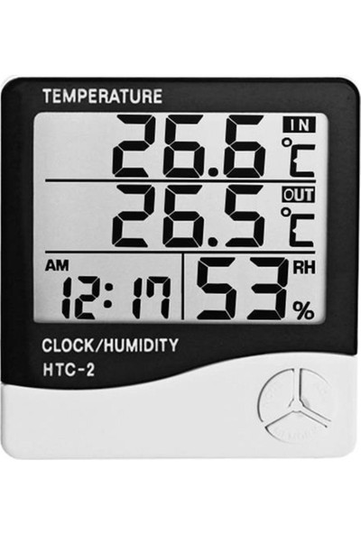 Wellhise Htc-2 Saatli Nem Ölçer ve Dijital Termometre Hafızalı Wellhise Htc-2 Saatli Nem Ölçer ve Dijital Termometre Hafızalı