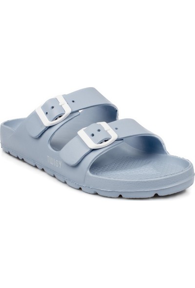 Twigy M1017 Jessica Çift Bant Mavi Kadın Terlik Twigy M1017 Jessica Çift Bant Mavi Kadın Terlik