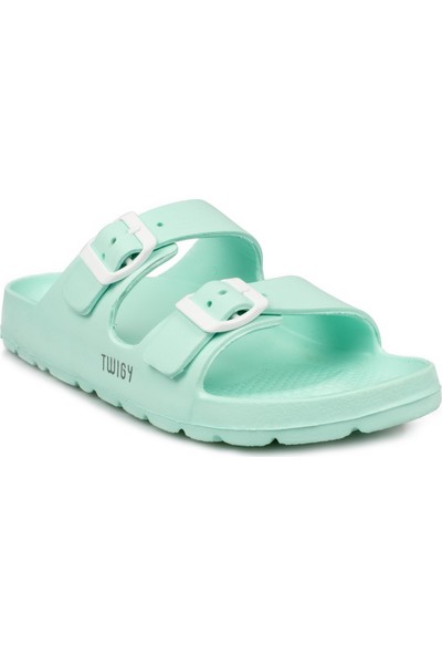Twigy M1017 Jessica Çift Bant Yeşil Kadın Terlik Twigy M1017 Jessica Çift Bant Yeşil Kadın Terlik