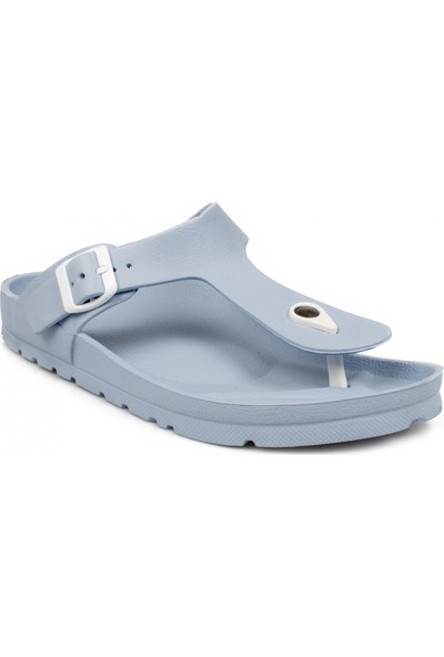 Twigy M1026 Tw Jude Parmak Arası Mavi Kadın Terlik