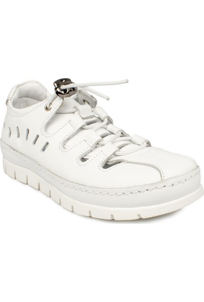 Perlina 282 P Ortapedik Günlük Beyaz Çocuk Sandalet