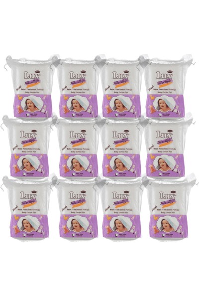 Lüx Bebe Temizleme Pamuğu 12'li
