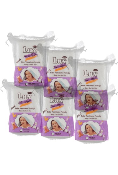 Lüx Bebe Temizleme Pamuğu 6'lı