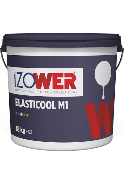 Izower M1 Süper Elastik Su Yalıtım Kaplaması Beyaz 18 kg Izower M1 Süper Elastik Su Yalıtım Kaplaması Beyaz 18 kg
