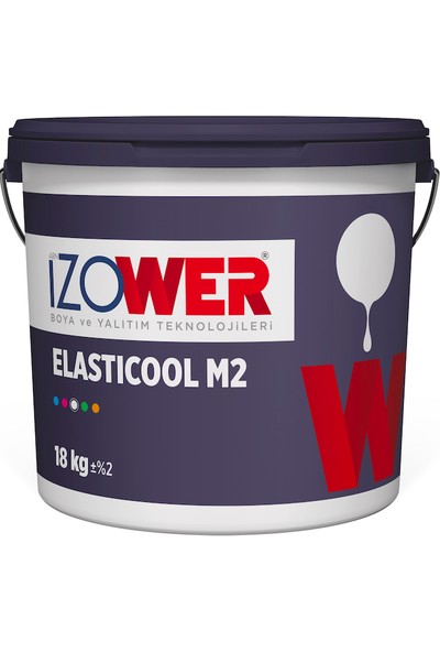 Izower M2 Güçlü Elastomerik Su Yalıtım Malzemesi Beyaz 18 kg
