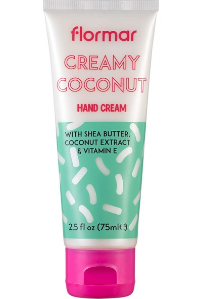 Flormar - El Kremi - Flormar Hand Cream-Creamy Coconut-75ml 002 Creamy Coconut 8690604493258 46000007