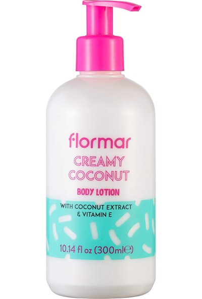 Flormar Flormar Body Lotion Creamy Coconut Vücut Losyonu 002 Flormar Flormar Body Lotion Creamy Coconut Vücut Losyonu 002