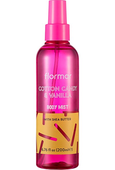 Flormar Flormar Body Mist Cotton Candy Van Vücut Spreyi 003 Flormar Flormar Body Mist Cotton Candy Van Vücut Spreyi 003