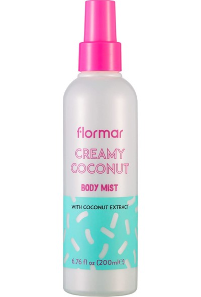 Flormar Flormar Body Mist Cotton Creamy Coconut Vücut Spreyi 002 Flormar Flormar Body Mist Cotton Creamy Coconut Vücut Spreyi 002