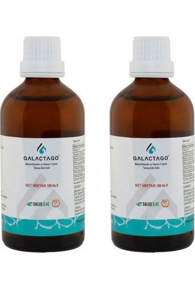 Galactago Anne Sütü Arttırıcı Bitkisel Damla 100 ml 2'li