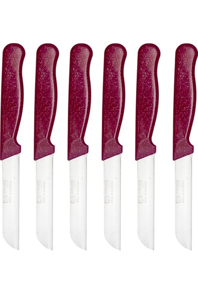Solingen Simli Meyve Bıçağı 6'lı Vişne Çürüğü
