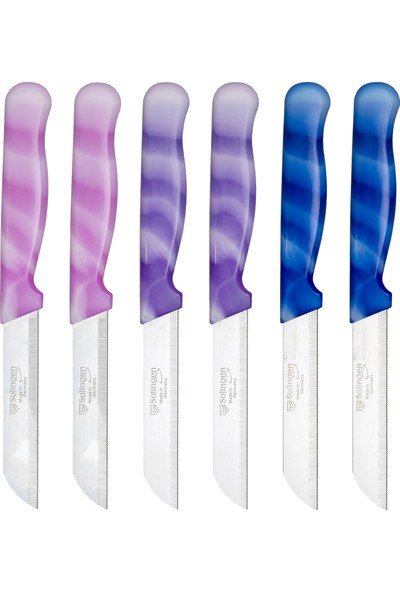 Solingen Mermer Desen Meyve Bıçağı 6'lı P-M-M Solingen Mermer Desen Meyve Bıçağı 6'lı P-M-M
