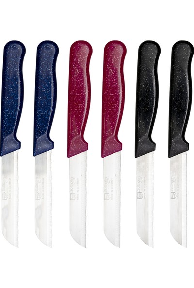 Solingen Simli Meyve Bıçağı 6'lı Takım L-V-S