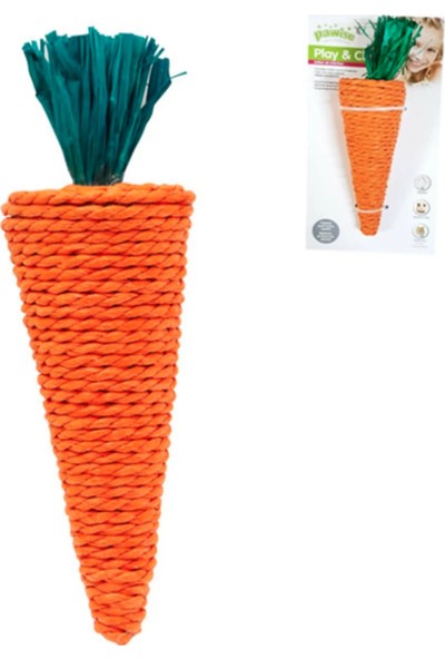 Pawise Havuç Şekilli Kemirme Oyuncağı 21X11X2,5 cm Pawise Havuç Şekilli Kemirme Oyuncağı 21X11X2,5 cm