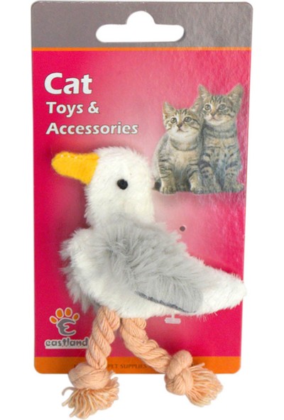 Eastland Peluş Hışırtılı Kedi Oyuncağı,tavuk 6 cm