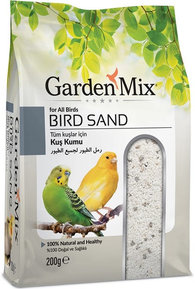 Gardenmix Platin Kuş Kumu 200 gr