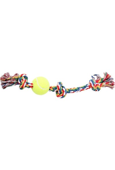 Pawise 3 Düğümlü ve Tenis Toplu Ipli Köpek Oyuncağı 13X7 Pawise 3 Düğümlü ve Tenis Toplu Ipli Köpek Oyuncağı 13X7