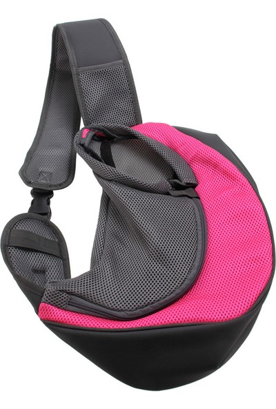 Yukka Köpek Taşıma Omuz Çantası Kılıflı Pembe