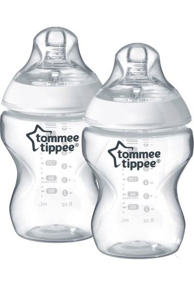 Tommee Tippee PP Closer to Nature Biberon, 260 ml x 2 - Beyaz Tommee Tippee PP Closer to Nature Biberon, 260 ml x 2 - Beyaz