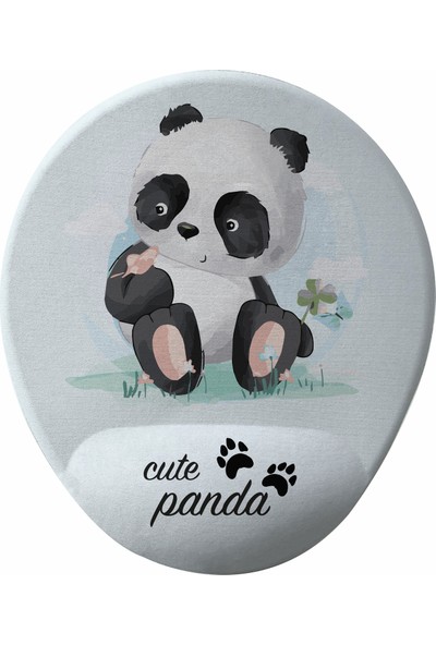 Flipped Panda Bilek Destekli Tasarım Mouse Pad