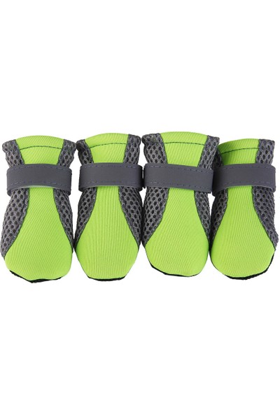 Yukka 4'lü Köpekler İçin Kaymaz İlkbahar Yaz Pet Çorabı Koruyucu Ayakkabı
