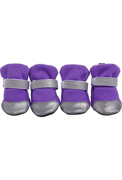 Yukka 4'lü Set Köpek Çorabı Pomeranian ve Diğer Türler İçin Yumuşak Tabanlı Köpek Ayakkabısı Küçük Köpek Çorabı Yukka 4'lü Set Köpek Çorabı Pomeranian ve Diğer Türler İçin Yumuşak Tabanlı Köpek Ayakkabısı Küçük Köpek Çorabı