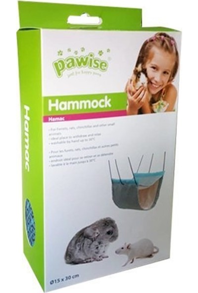 Pawise Kumaş Kafese Asılabilen Hamak 2 Kat 15 x 30 cm