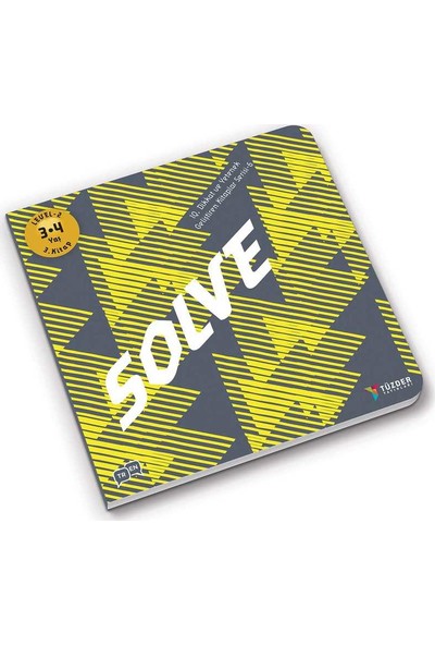 Solve-3-4 Yaş Level 2 3.Kitap-IQ ve Yetenek Geliştiren Kitaplar Serisi 6
