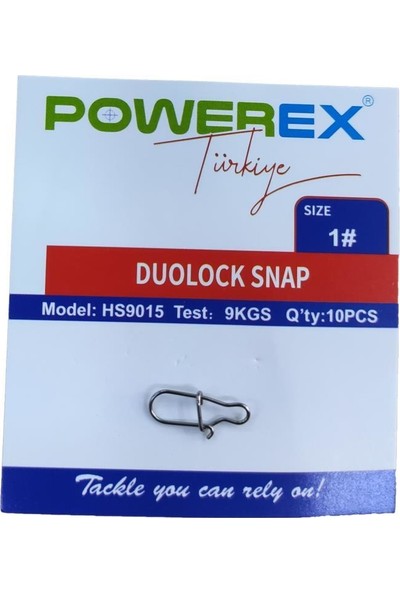 Powerex HS9015 No: 1 Sahte Yem Rapala Klipsi 10'lu Paketli Powerex HS9015 No: 1 Sahte Yem Rapala Klipsi 10'lu Paketli