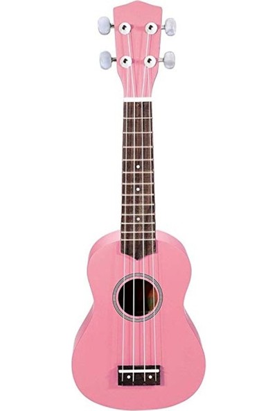 Puka Pk-10 Soprano Ukulele + Kılıflı - Pembe