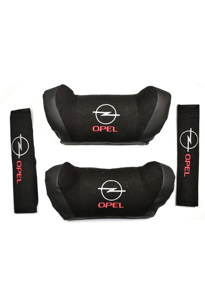 TrendGaraj Opel Siyah Boyun Yastık Seti