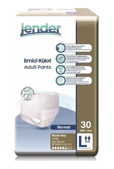 Jender Emici Külot Büyük Boy 60'lı Jender Emici Külot Büyük Boy 60'lı