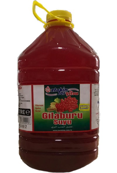 Öztekinler Gilsu Gilaburu Suyu 5 Lt