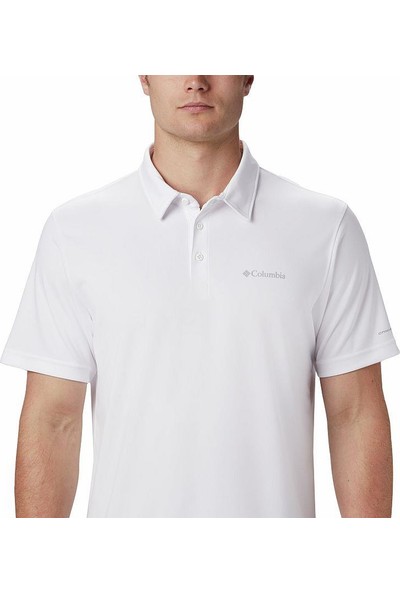 Columbia AO0306-100 M Mist Trail Ss Polo Erkek Tshirt