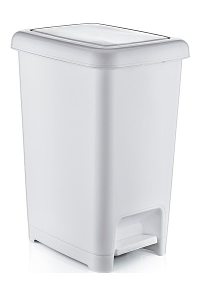 Şenyayla Slim Pedallı Çöp Kovası 25 lt Beyaz Şenyayla Slim Pedallı Çöp Kovası 25 lt Beyaz