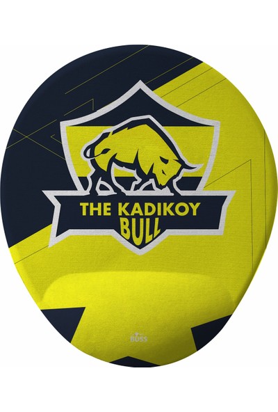 Flipped Kadıköy Boğası Taraftar Bilek Destekli Tasarım Mouse Pad